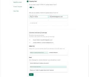 How to use Countersign.com to e-sign a document | Countersign