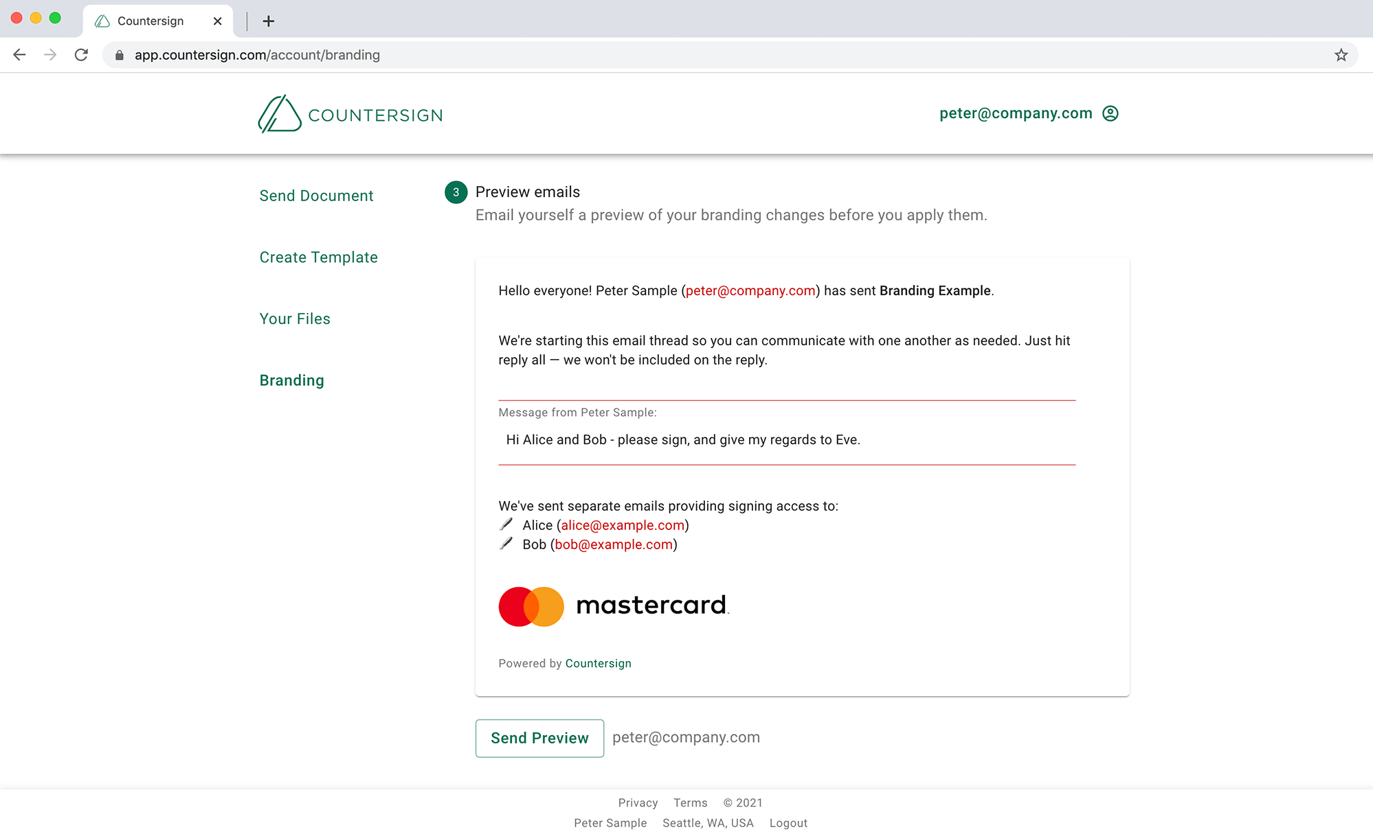 How your brand improves your e-signature process | Countersign